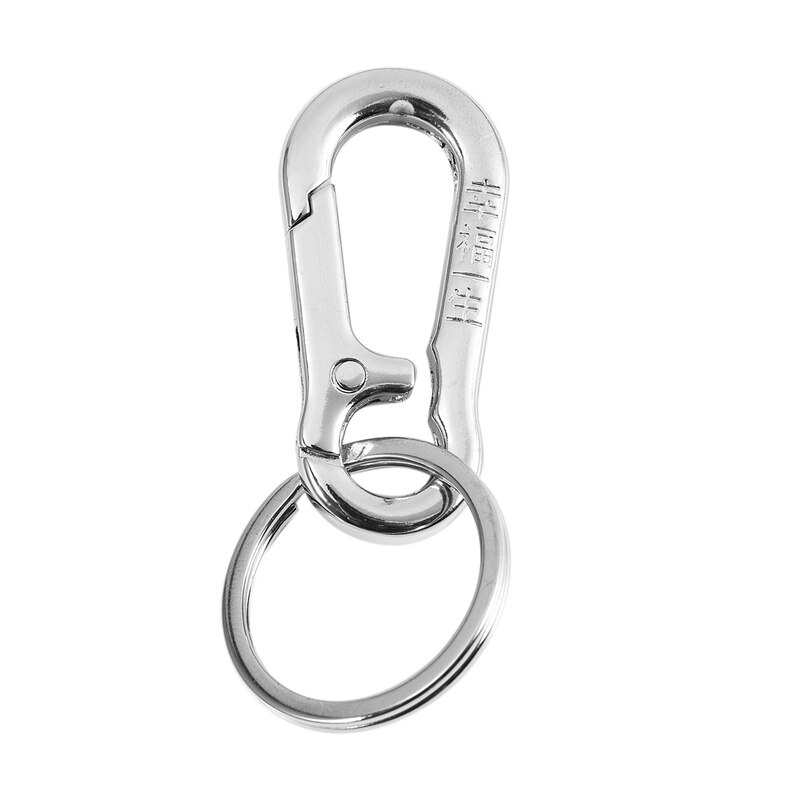Glossy Metal Lobster Clasp Single Ring Keyring Key... – Grandado