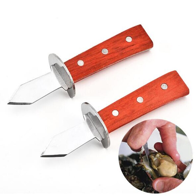 Sharp Stainless Steel Oyster Knife Protect hands O... – Vicedeal