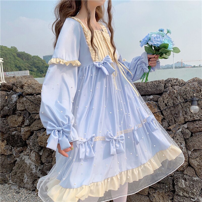 Japanese Harajuku Princess Sweet Girl Preppy Style... – Grandado