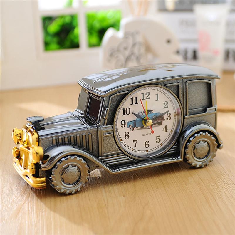 Classic Car Shape Clock Desktop Alarm Clock Bedsid... – Grandado