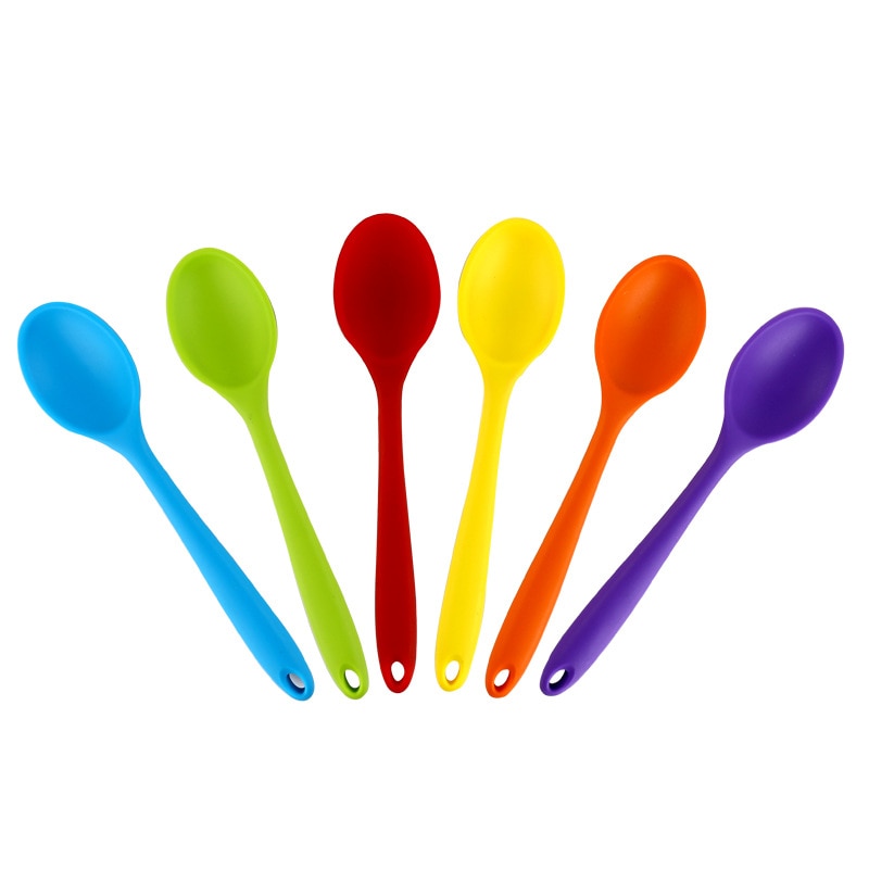 Silicone Soup Spoon Silicone Kitchen Tableware Spo... – Vicedeal