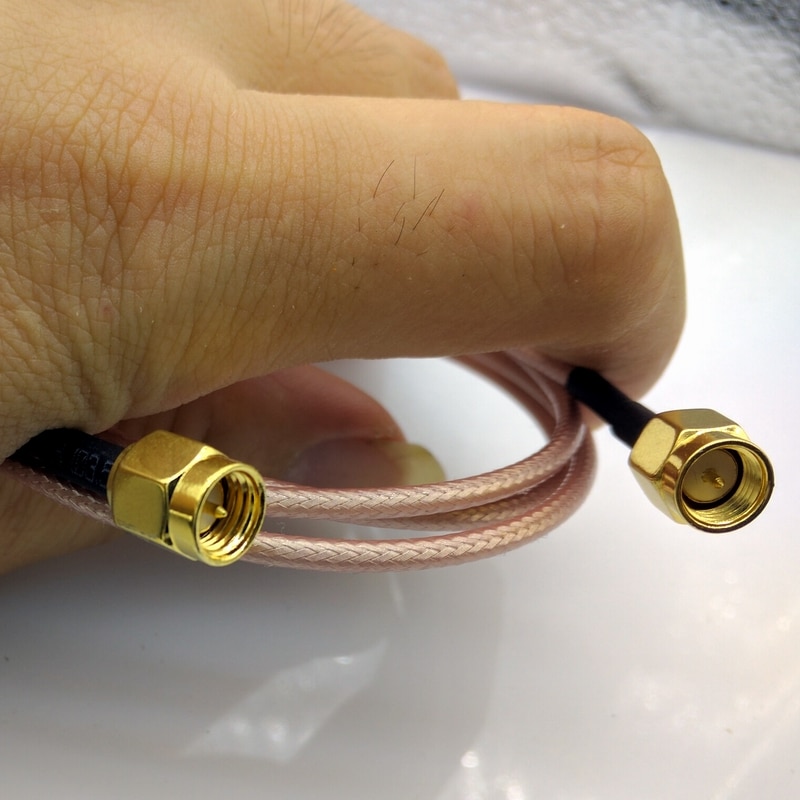 1 meter rg316 sma rf koaksialkabel sma han til sm... – Grandado