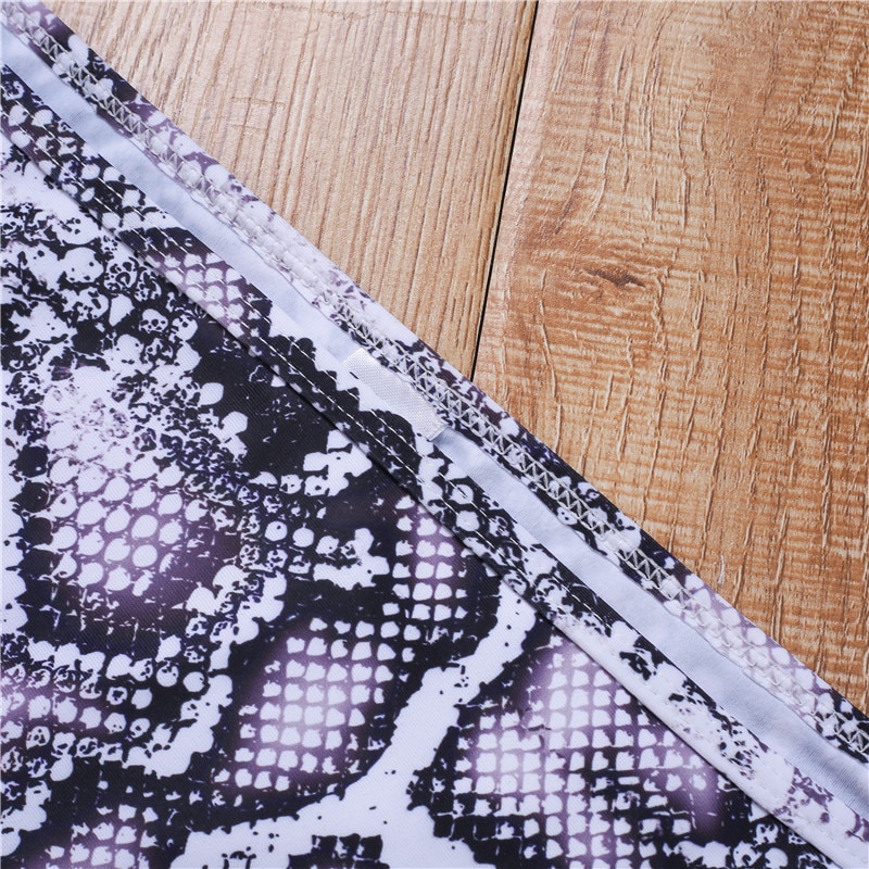 Europe and The United States Snake Print Triangle ... – Grandado