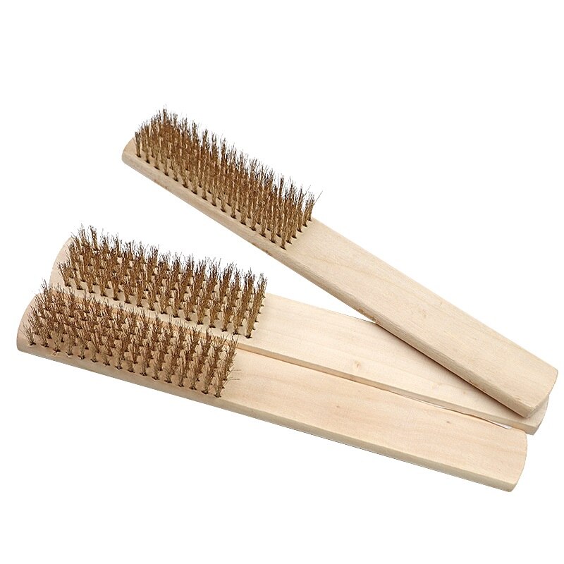 2pcs Dental Copper Brush with Wooden Handle Lab Te... – Grandado