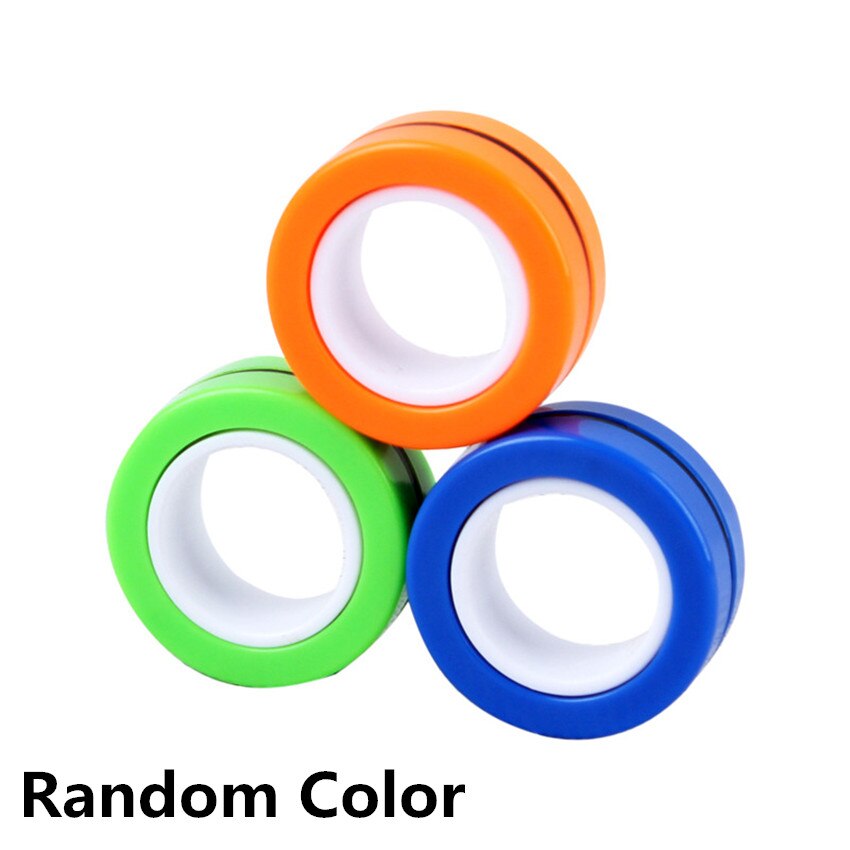 Anti-Stress Finger Magnetic Rings Kids Decompressi... – Grandado
