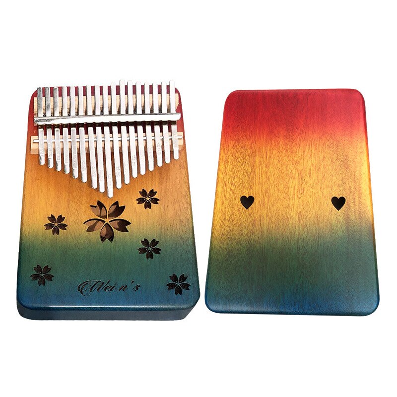Kalimba 17 Keys Thumb Piano Handguard Wood Mahogan... – Grandado