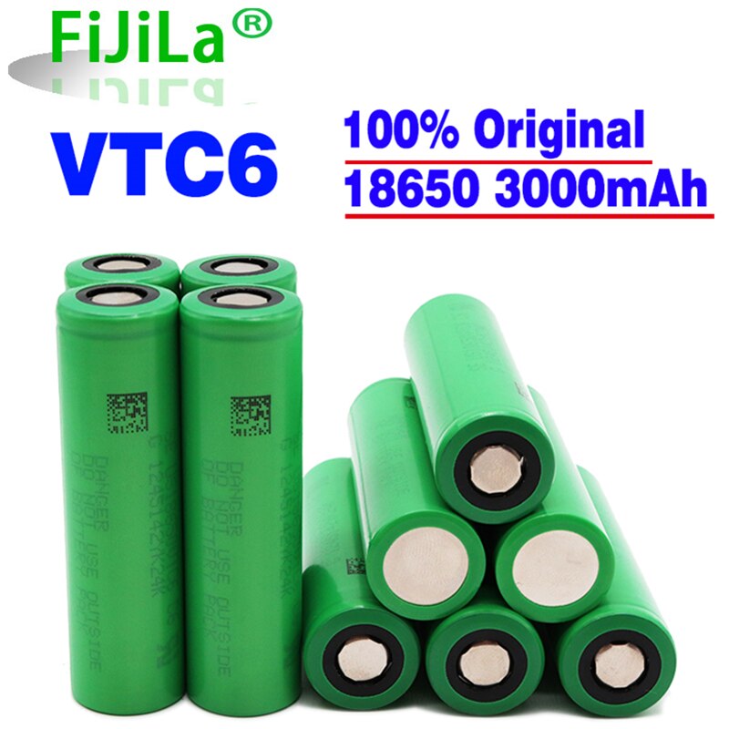 Sony-batería de litio VTC6 100% Oplaadbare, 18650 ... – Grandado