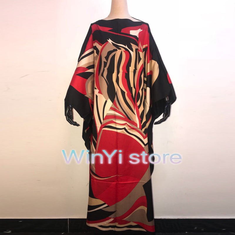 Kuwait Dashiki Dress Print Bohemia Hijab Loose Mus... – Vicedeal