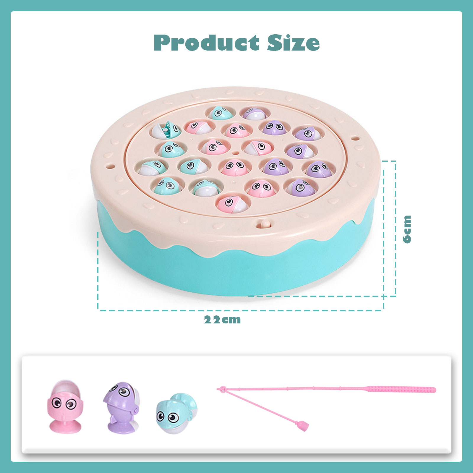 Magnet Electronic Rotating Fishing Game Interactiv... – Grandado