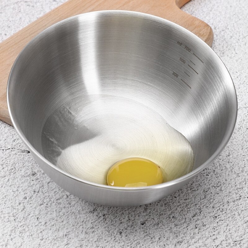 304 Stainless Steel Mixing Bowl Storage Bowl Set K... – Grandado