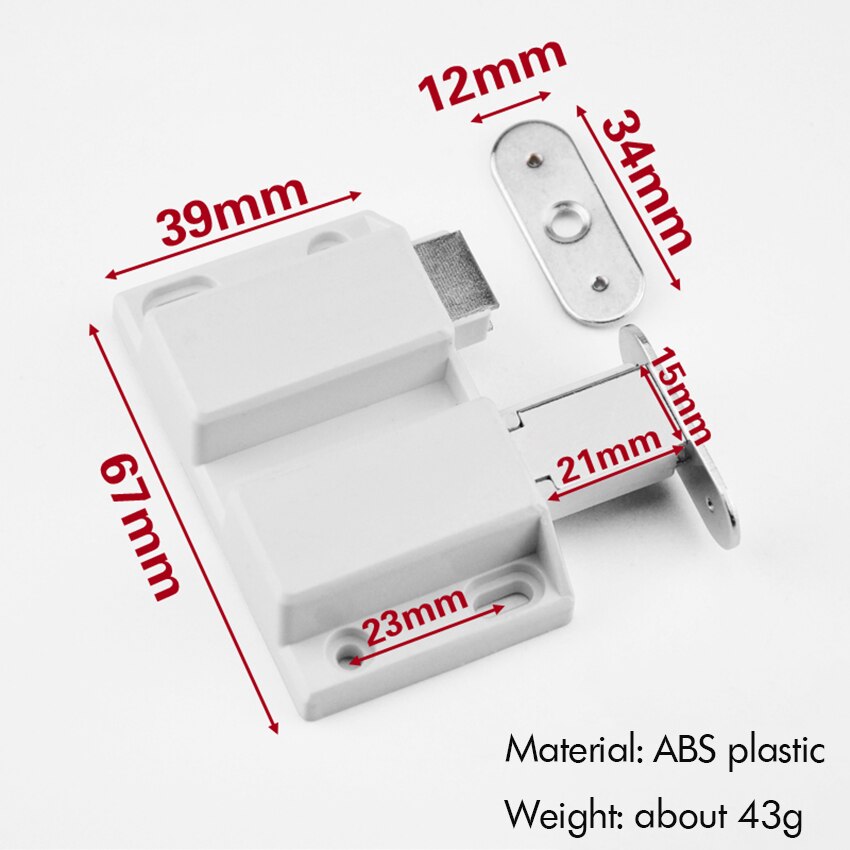 Silent Double Door Cabinet Door Catch Stopper Push... – Grandado