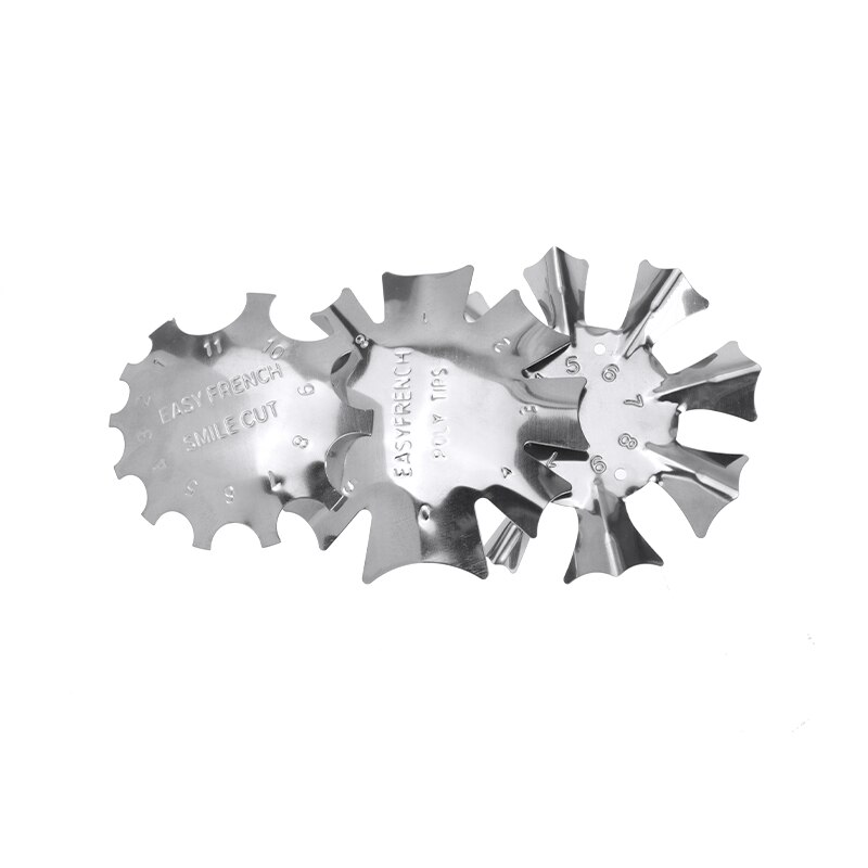 3 Pcs/Set Easy French Line Edge Nail Cutter Stenci... – Grandado