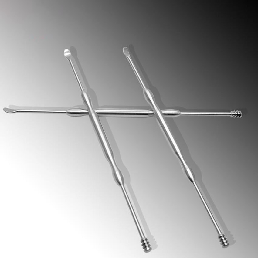 Stainless Steel Spiral Ear Pick Double-ended 360 D... – Vicedeal