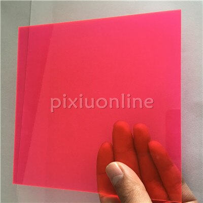 J583 15*15*0.23cm 7Colors Colorful Transparent Acr... – Grandado