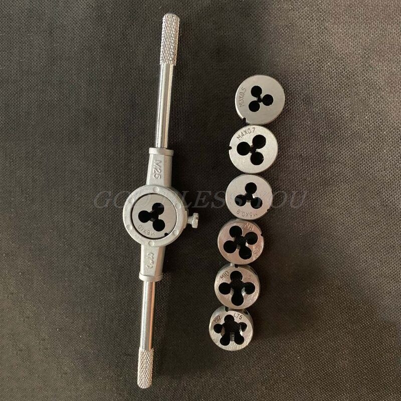 8pcs Metric Adjustable Tap Die Wrench Set M3-M12 S... – Grandado