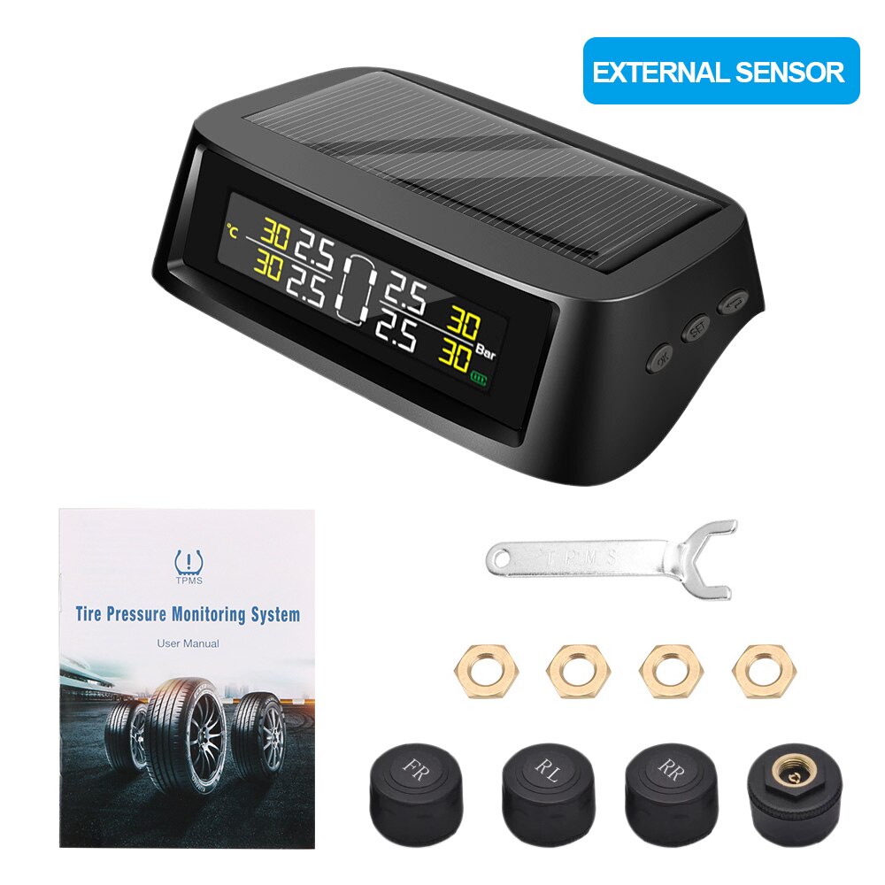 Lcd Display Bandenspanning Sensor Solar Tpms Bande... – Vicedeal