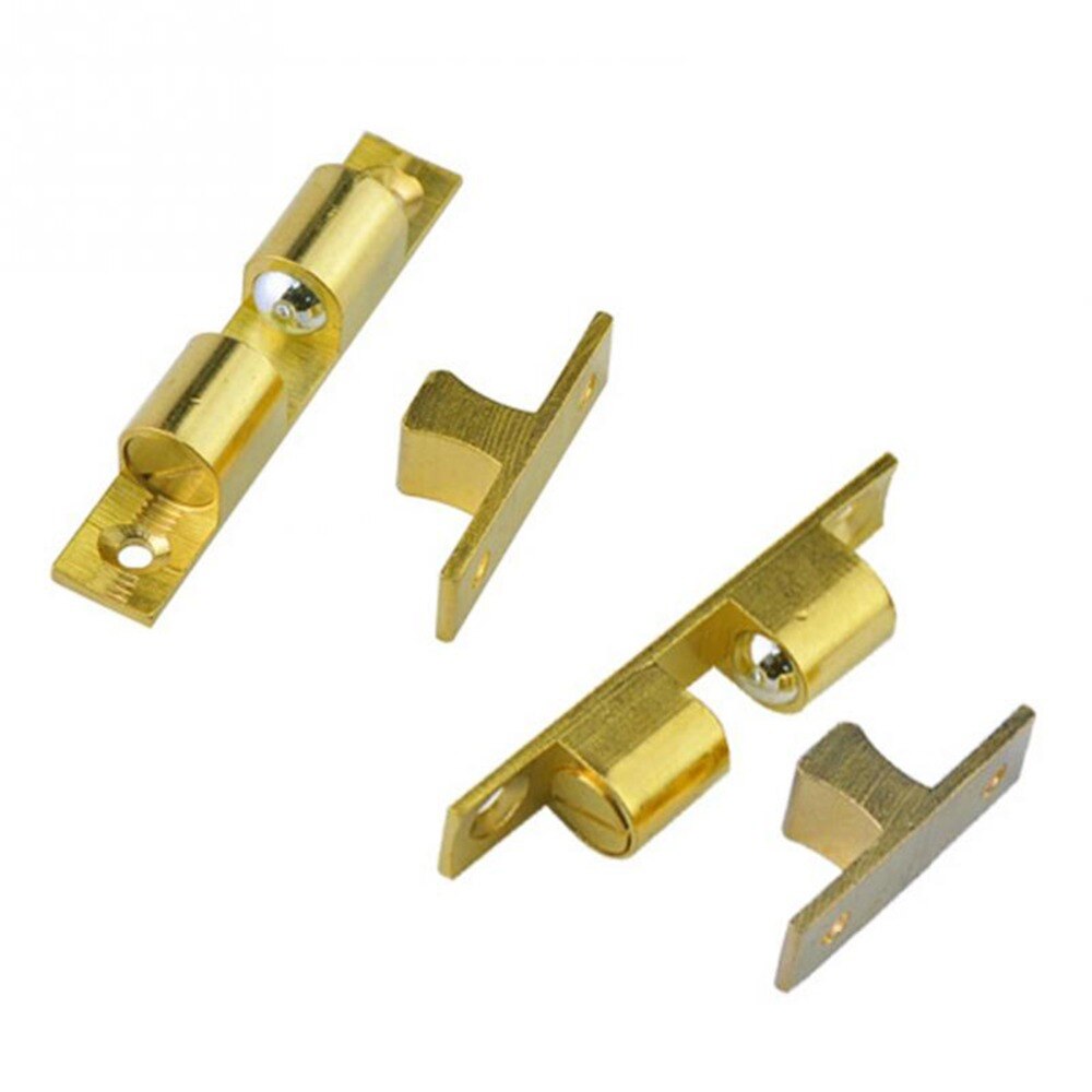 4 type Solid Brass Polish Double Ball Catch Hardwa... – Grandado
