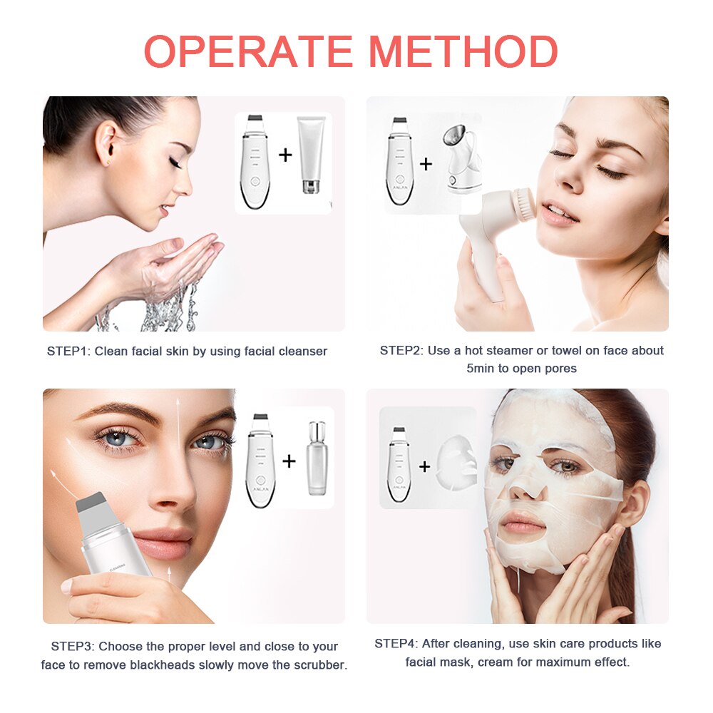 Skin Scrubber Face Cleaner Pore Cleaner Skin Peeli... – Vicedeal