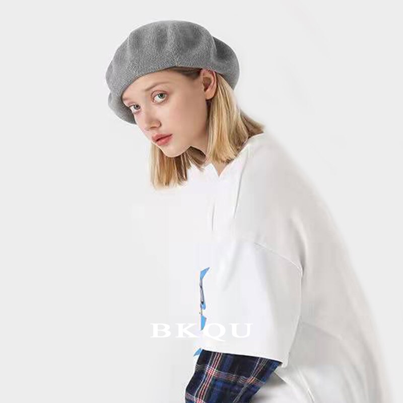 54cm-60cm Stylish Thick Women's knitted Berets... – Vicedeal
