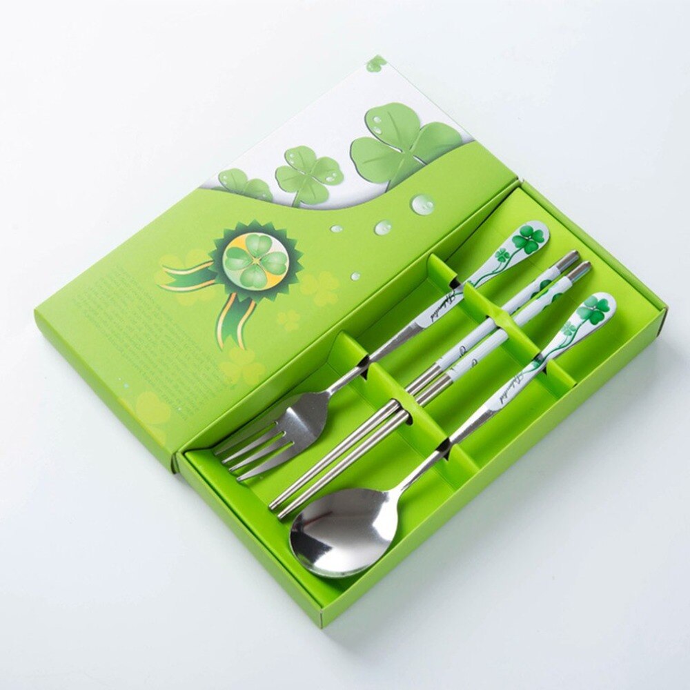 4pcs/set Chinese Element Scoop Fork Table Set Stai... – Vicedeal