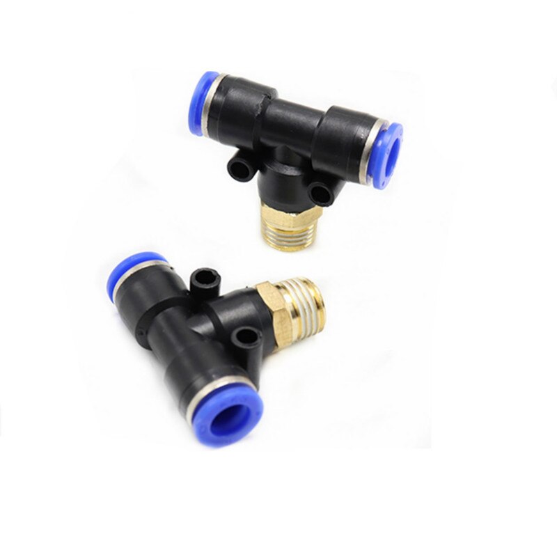 PB" Air Connector Fitting T Shape Tee 4mm to 12mm ... – Vicedeal