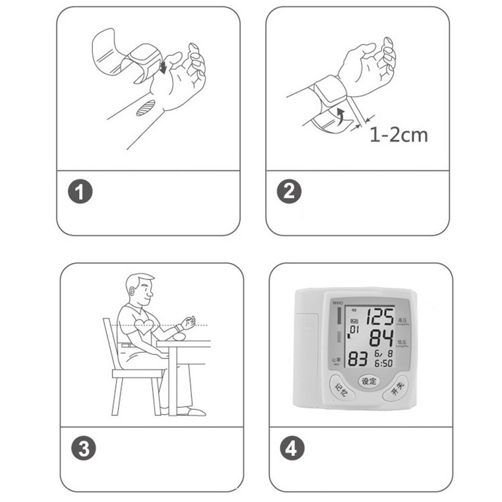 LCD Display Sphygmomano meter Automatic Digital Pu... – Grandado