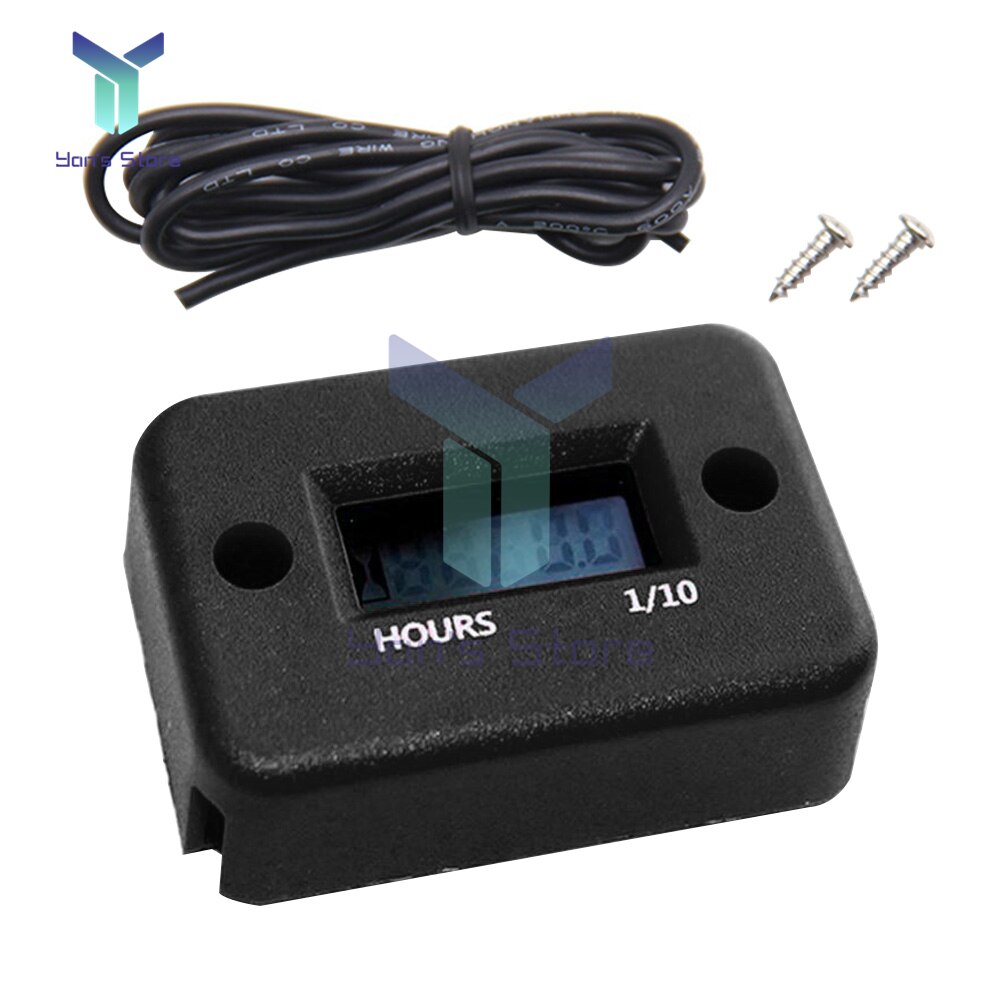 Motorcycle Hour Meter With Battery Timer LCD Digit... – Vicedeal