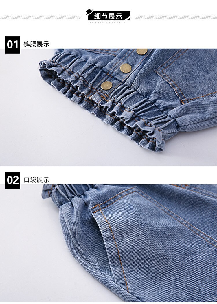 Children Fleece Jeans Winter Girls Buttons Jeans C... – Grandado