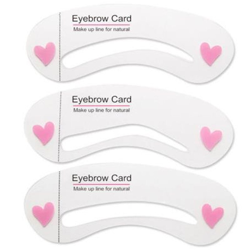 3 Pcs Reusable Eyebrow Template Stencil Tool Makeu... – Grandado