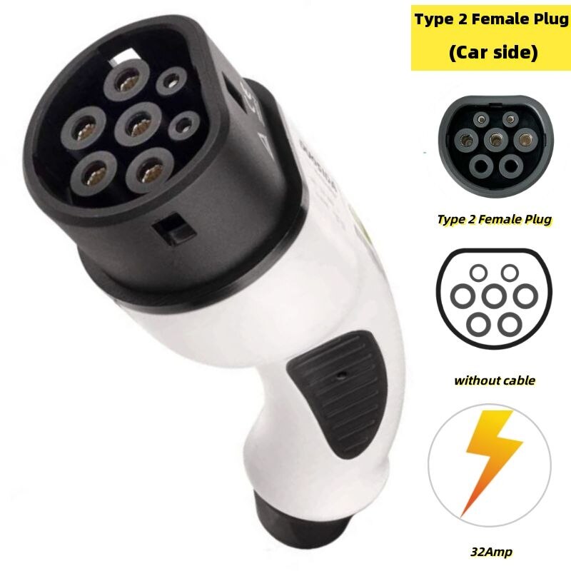 EV Connector 32Amp Type 2 Female Electric Vehicle ... – Grandado