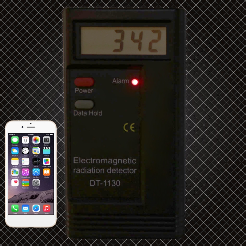 LCD Digital Electromagnetic Radiation Detector EMF... – Vicedeal