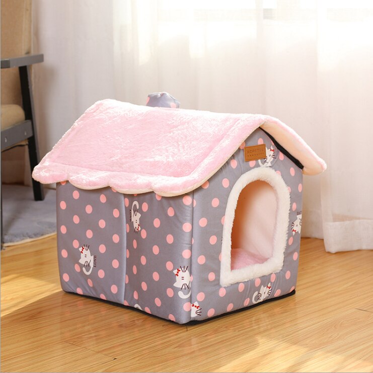Opvouwbare Diepe Slaap Kat Huis Indoor Winter Warm... – Vicedeal