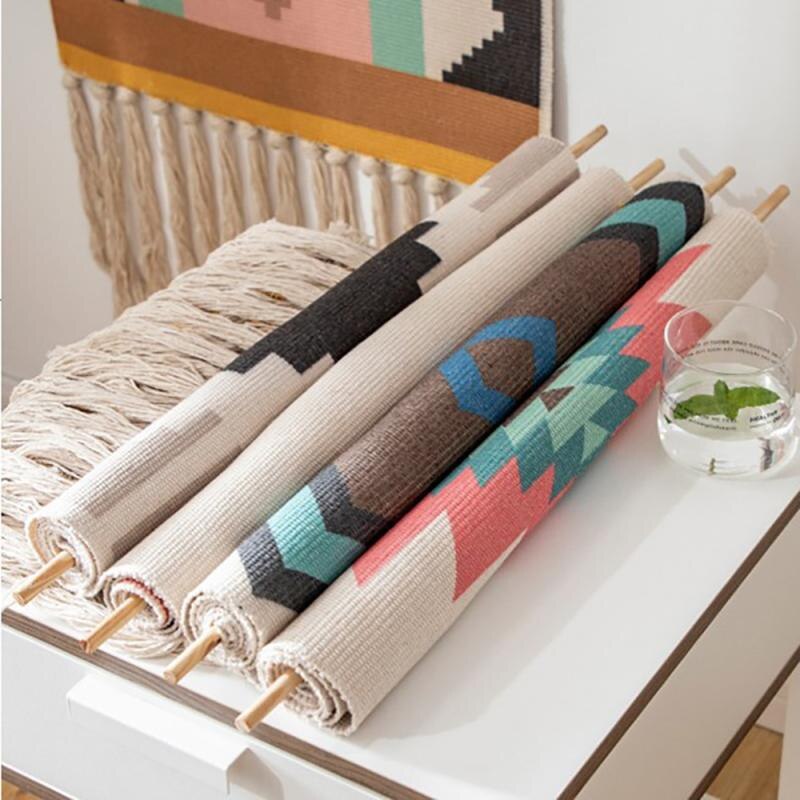 50x70cm Wall Hanging Cotton Linen Tapestry with Ta... – Grandado