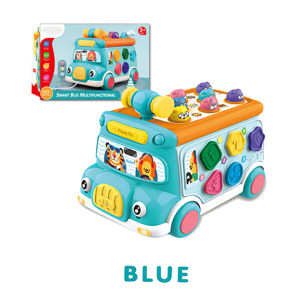Bus Toy Push Pull Vehicles Baby Musical Learning P... – Vicedeal