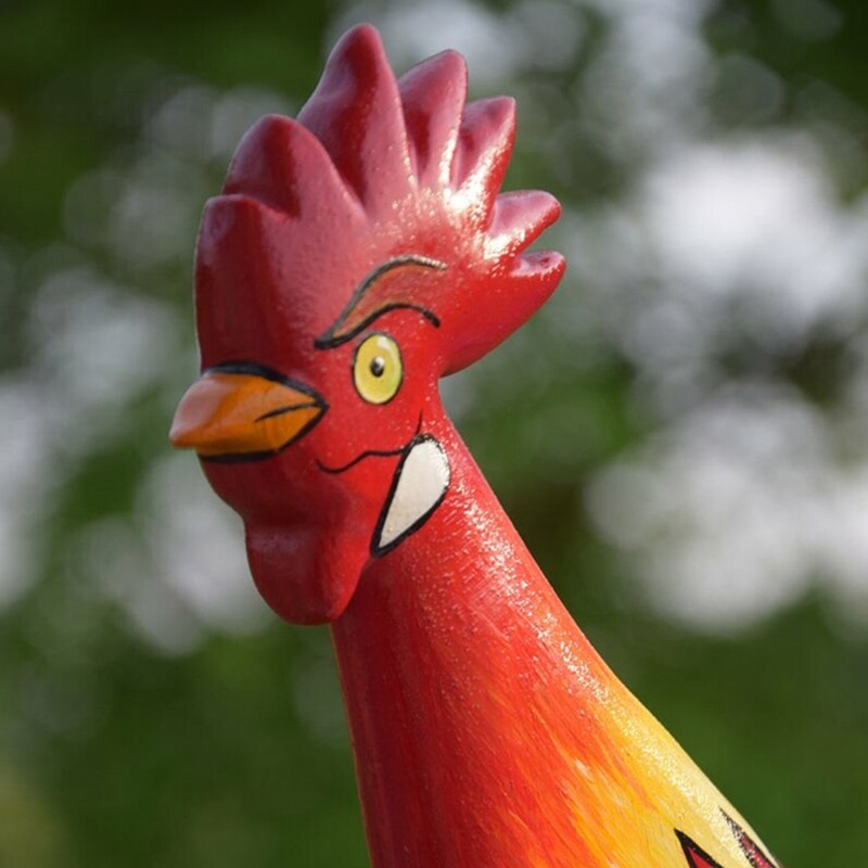 Rooster Windmill Garden Decor Courtyard Farm Yard ... – Vicedeal