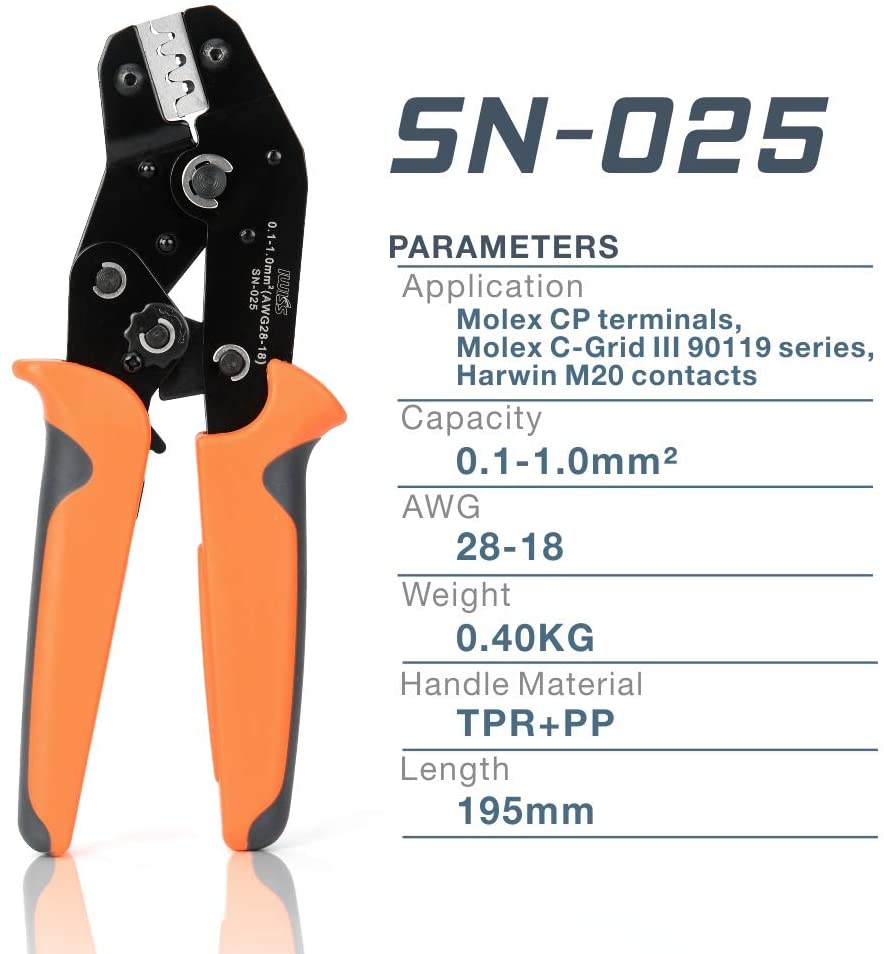 SN-025 Dupont connectors Crimping Pliers Micro Cri... – Grandado