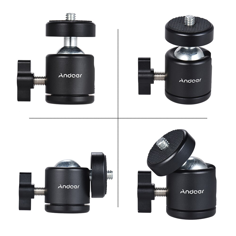 Andoer Mini Tripod for Speedlite Metal Ball Head A... – Vicedeal