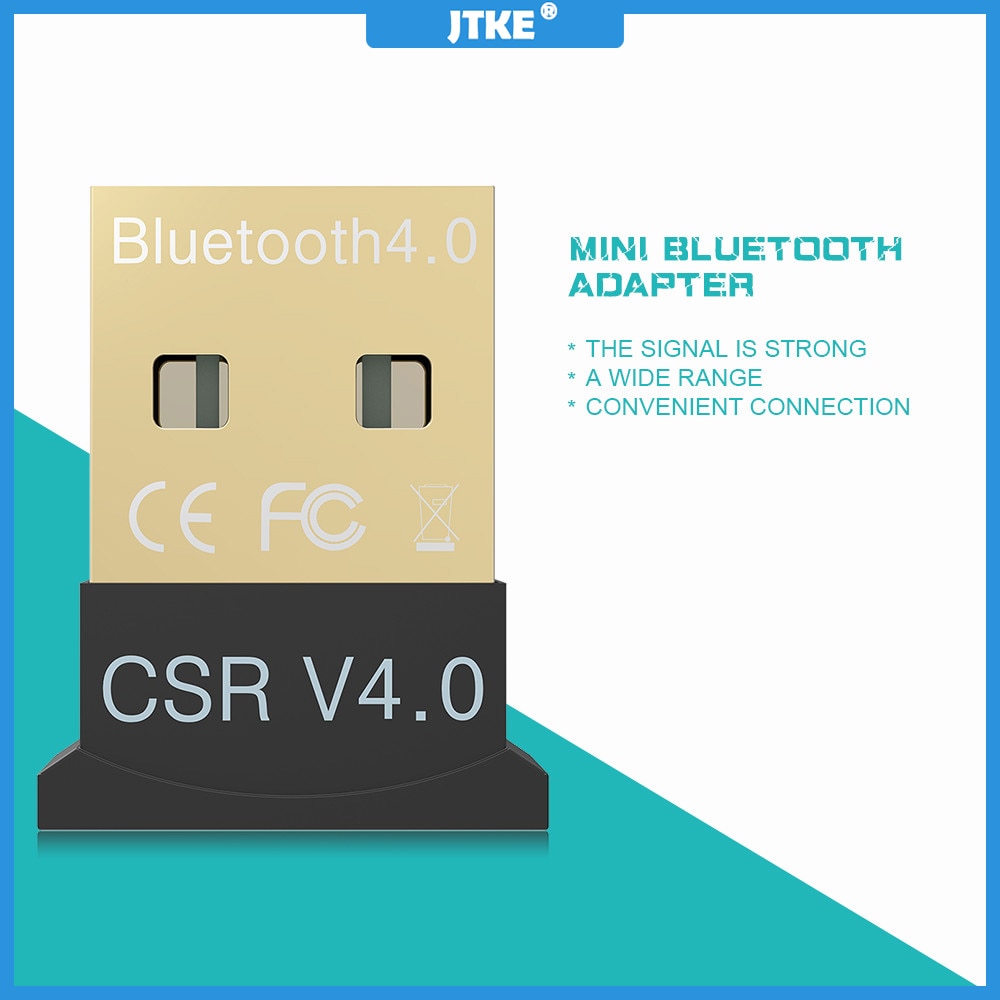 JTKE Wireless Mini USB Bluetooth CSR 4.0 Dual Mode... – Grandado