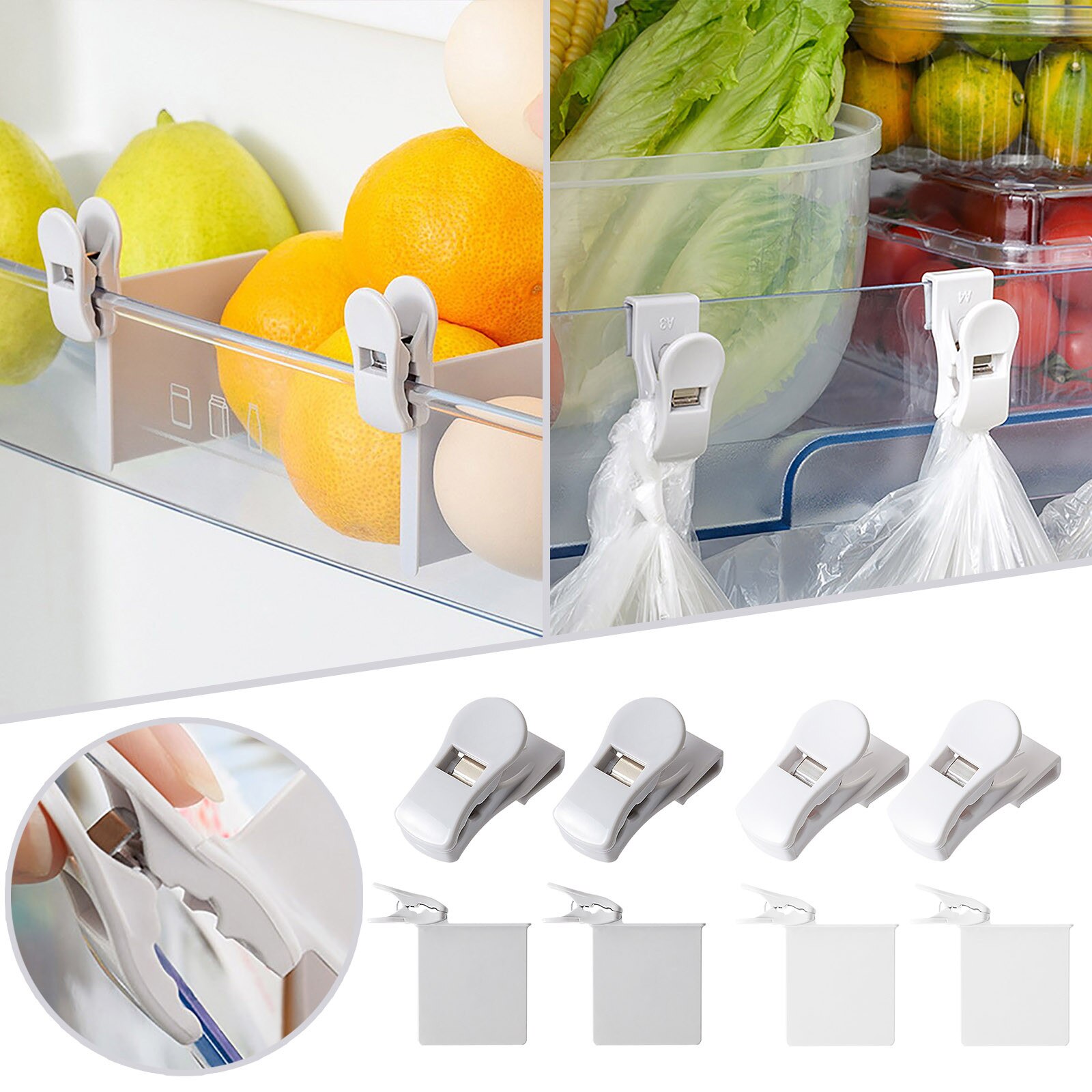 Refrigerator Divider Freezer Side Door Seasoning P... – Grandado