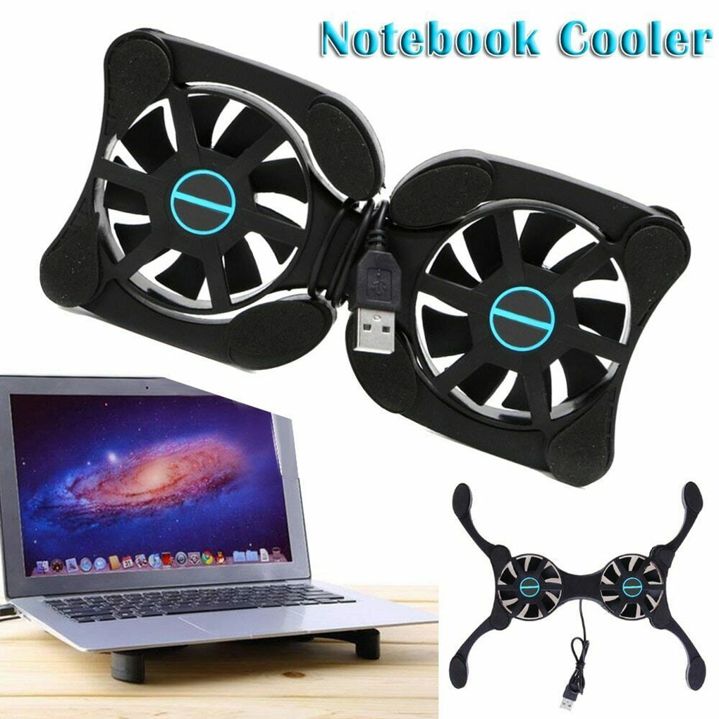 AILEHKUO Laptop Desk Support Dual Cooling Fan Note... – Vicedeal
