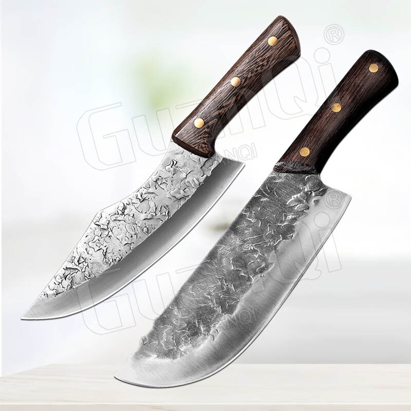Handmade Forged Kitchen Slaughter Knife Stainless ... – Vicedeal
