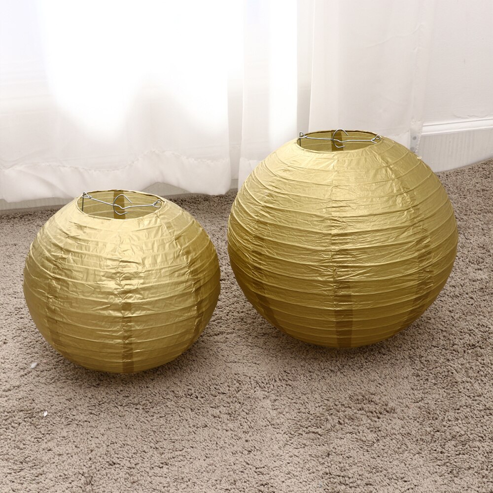 12pcs Foldable Paper Chinese Lanterns Festive Roun... – Grandado