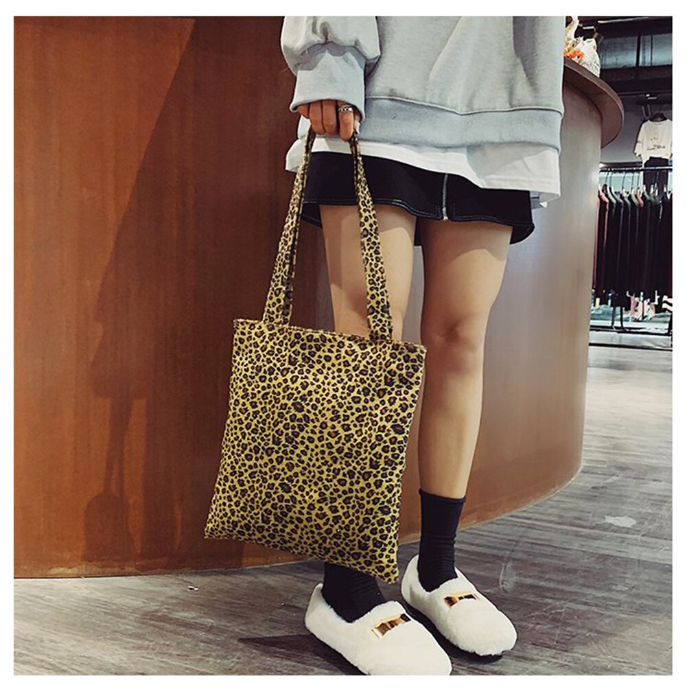 Vrouwen Soft Leopard Print Crossbody Casual Tote H... – Vicedeal