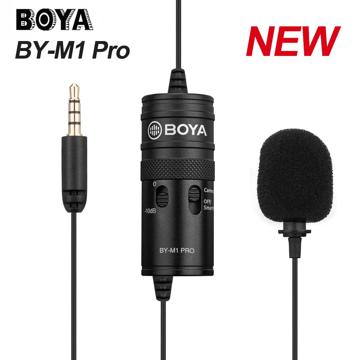 Mic BOYA BY-M1 Pro Mikrofon Lavalier Studio Mic Cl... – Vicedeal