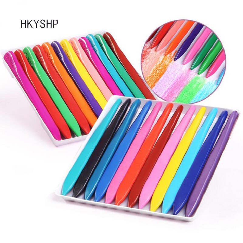 HKYSHP 24 color triangle crayon safety children fo... – Vicedeal
