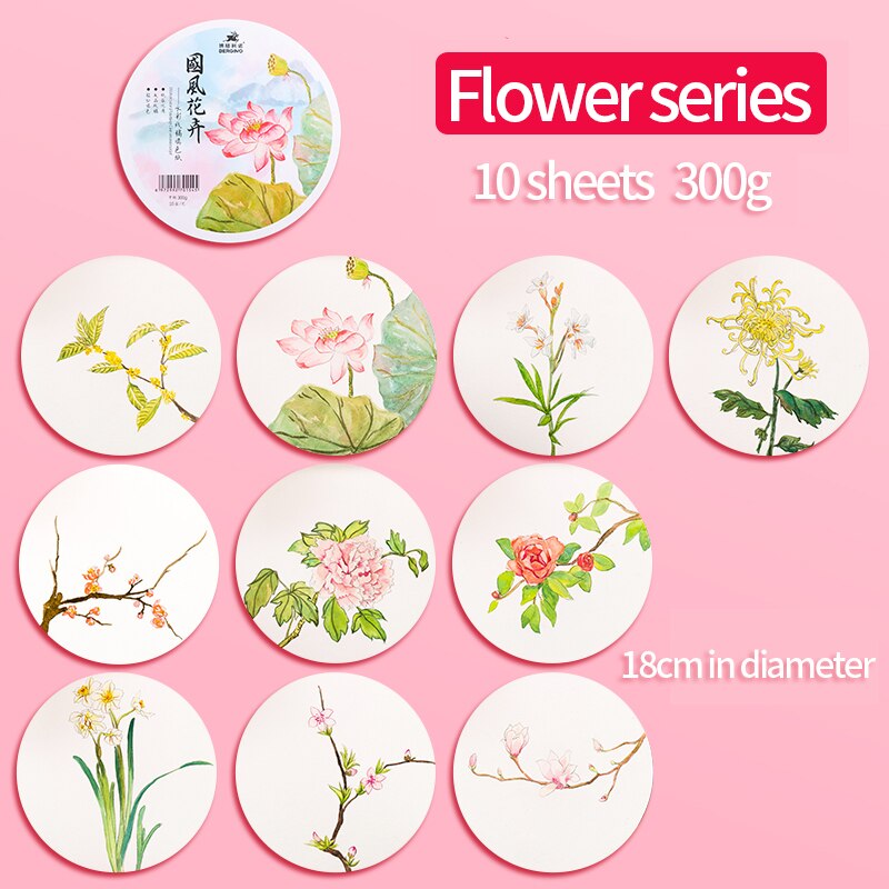 Round watercolor paper coloring linear draft for b... – Vicedeal