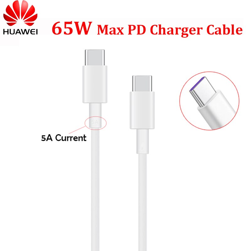 Huawei Original de 5A PD cargador USB-C 65W PD Dua... – Grandado