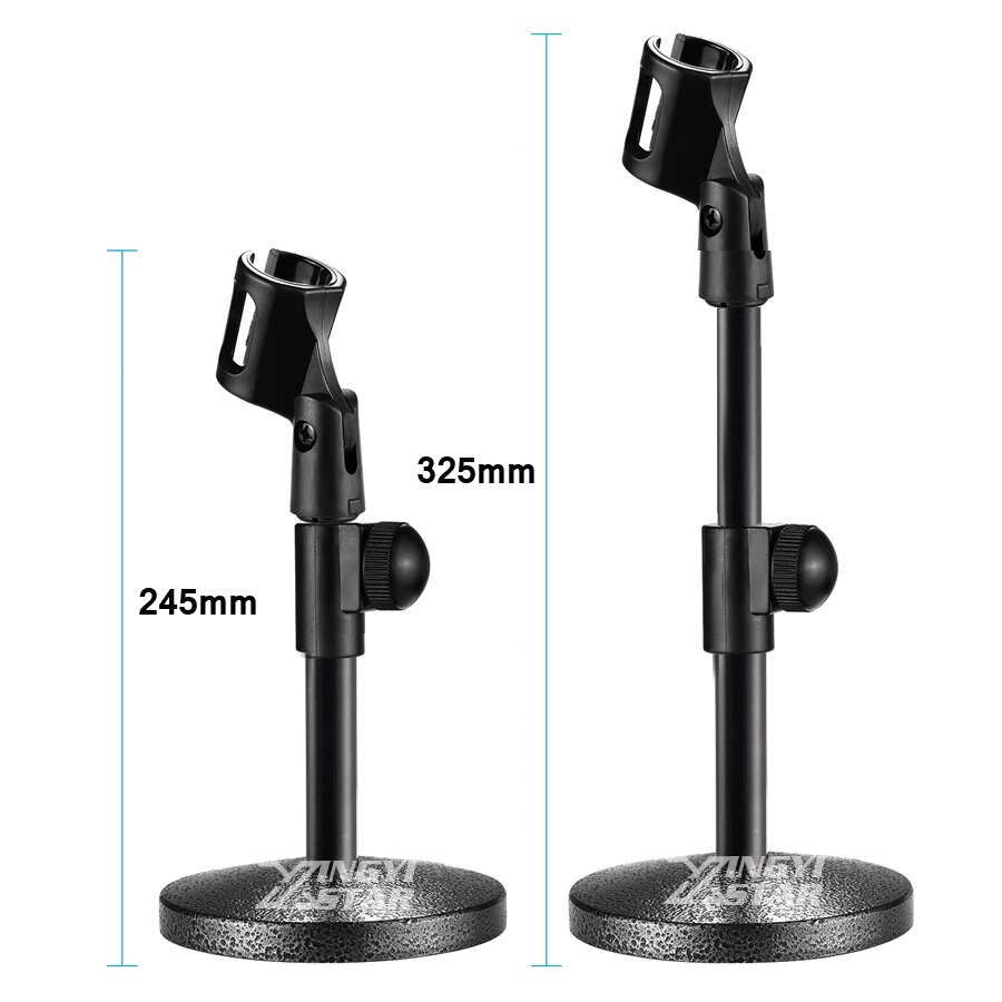 Metal Round Base Desktop Handheld Microphone Stand... – Vicedeal