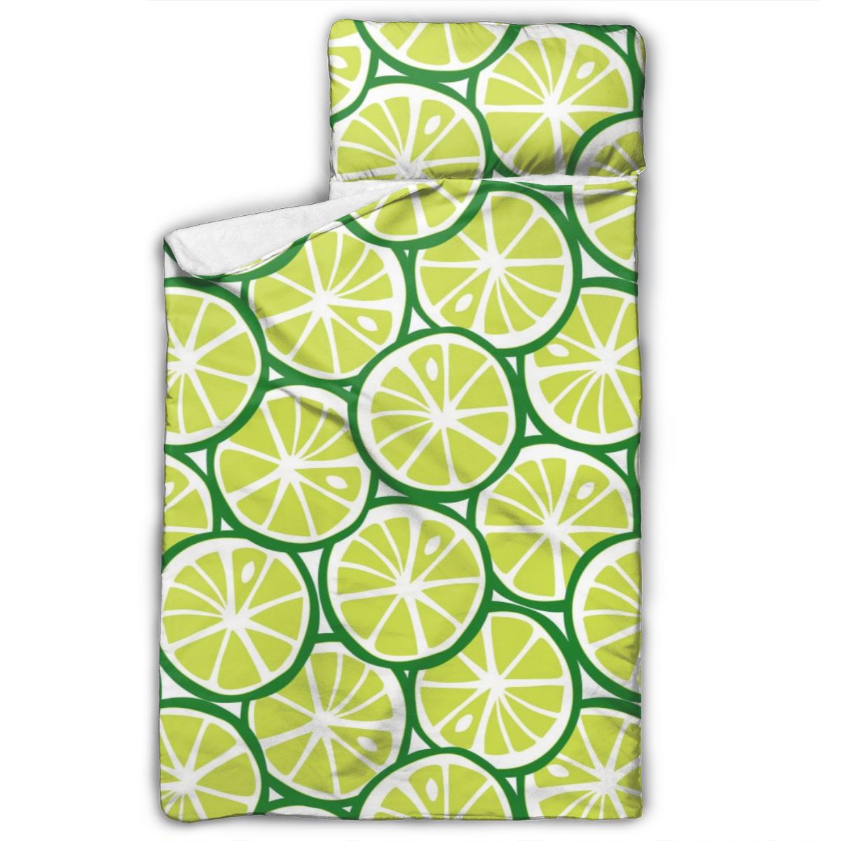Green Lime Citrus Tropical Summer Nap Mat with Pil... – Grandado