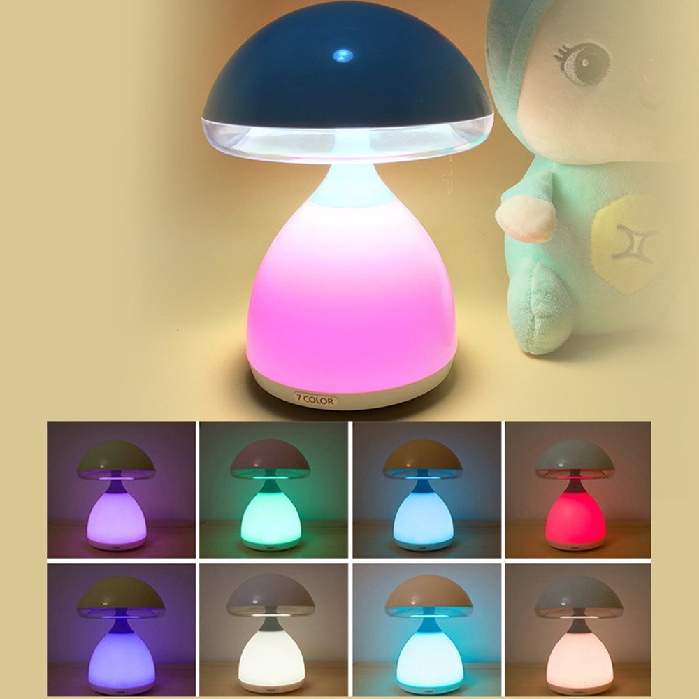 Kleurrijke Mushroom Led Nachtlampje Lamp Kind Slaa... – Vicedeal